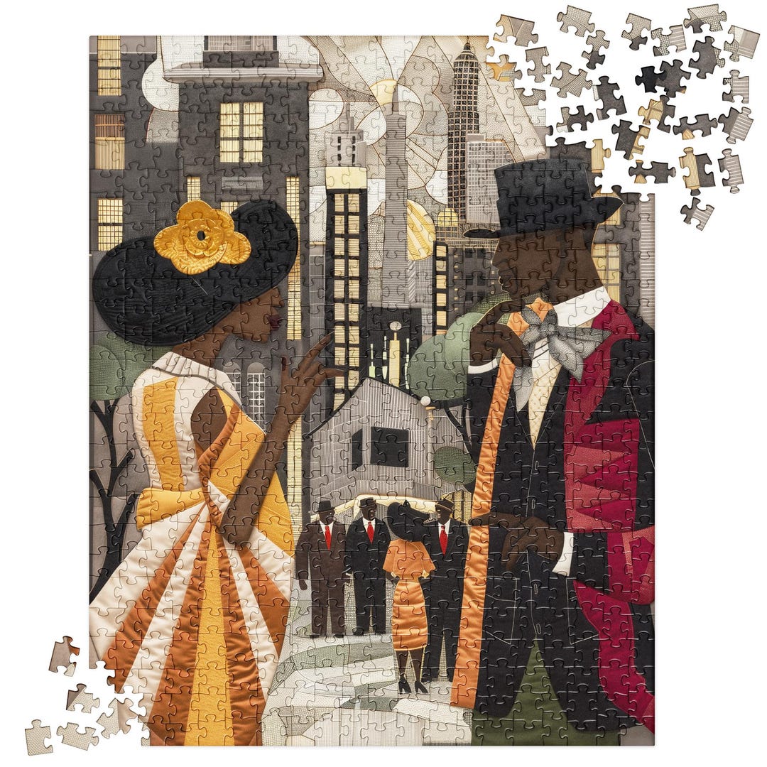 Harlem Renaissance Jigsaw Puzzle Ladies and Gents Collection African ...