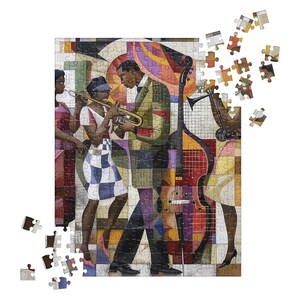 Harlem Renaissance Jazz Musicians Jigsaw Puzzle: Bauhaus Style - Etsy