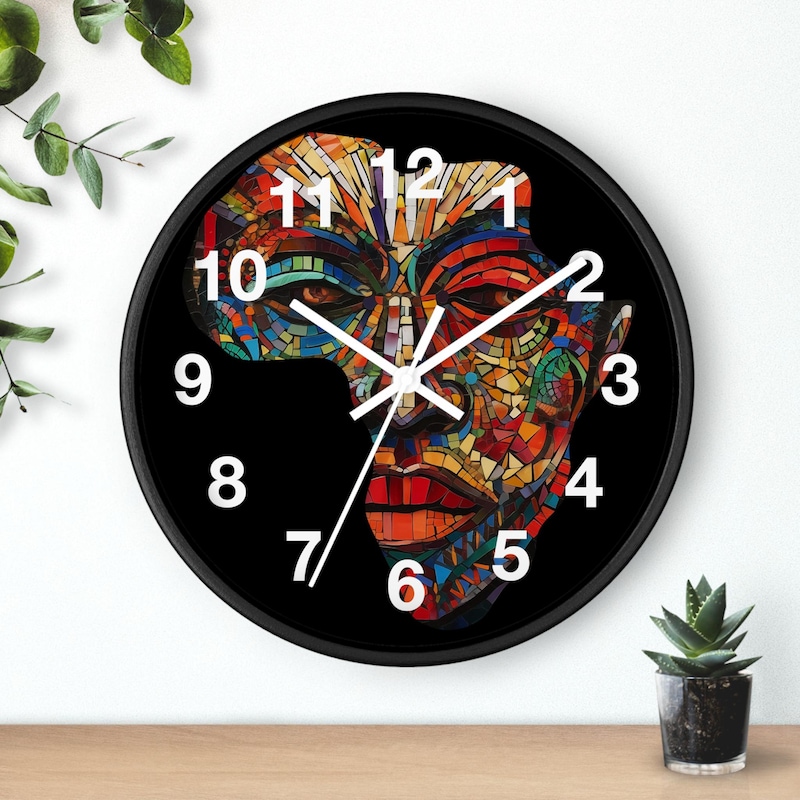 African Art Wall Clocks - Etsy