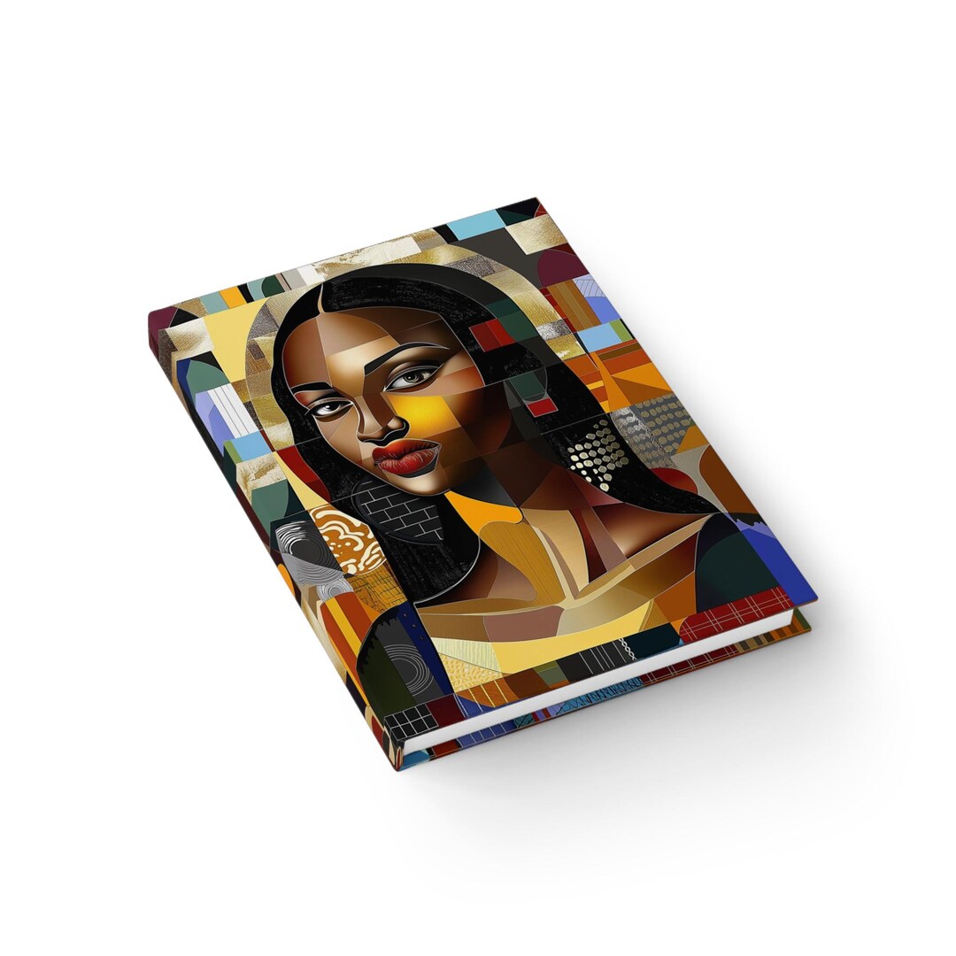 Black Mona Lisa Journal Abstract Iconic Queen Pop Art African American ...