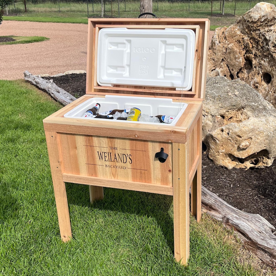 Personalized Cooler, BBQ Grill Accessory, Pellet Smoker Cooler, Gift ...