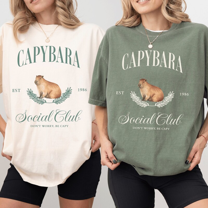 Capybara Shirt - Etsy
