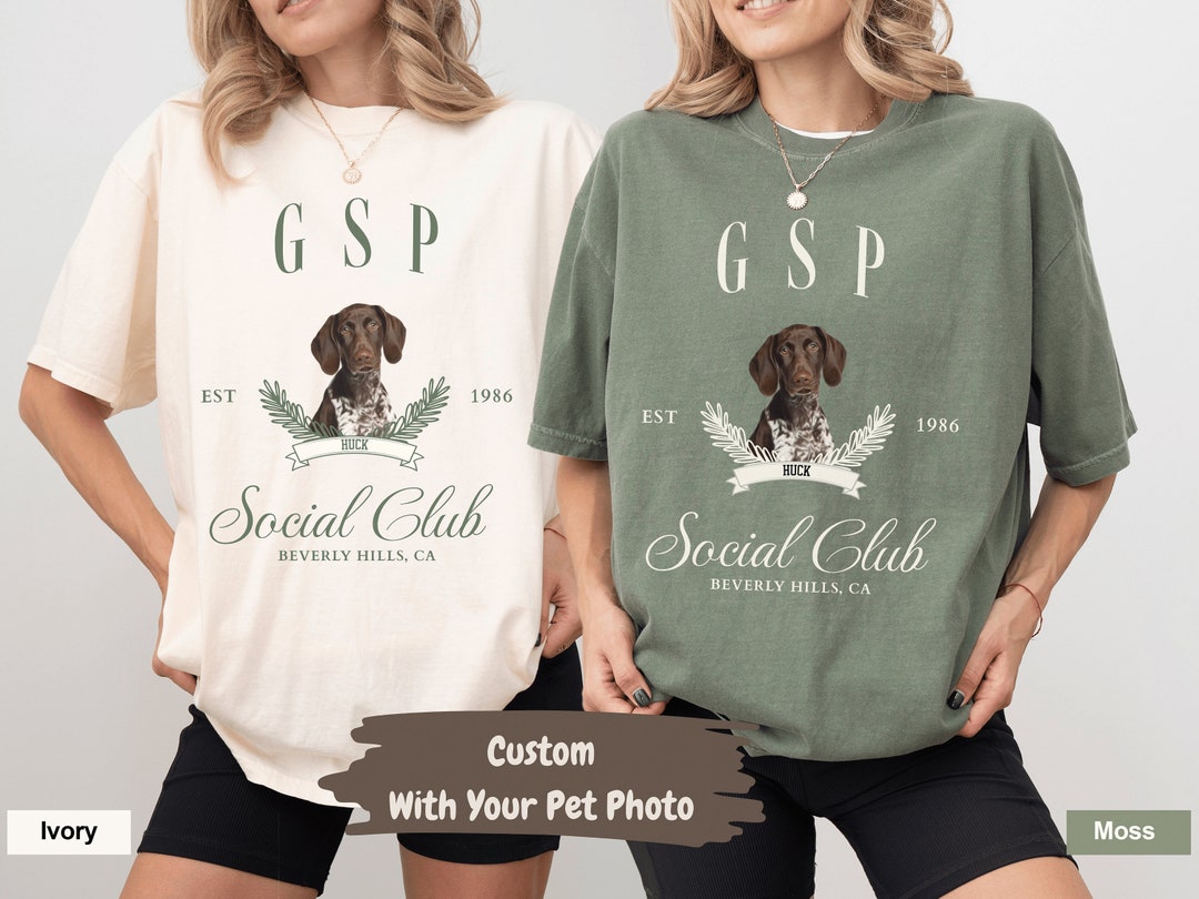 German Shorthaired Pointer Social Club Shirt, GSP Shirt, German ...