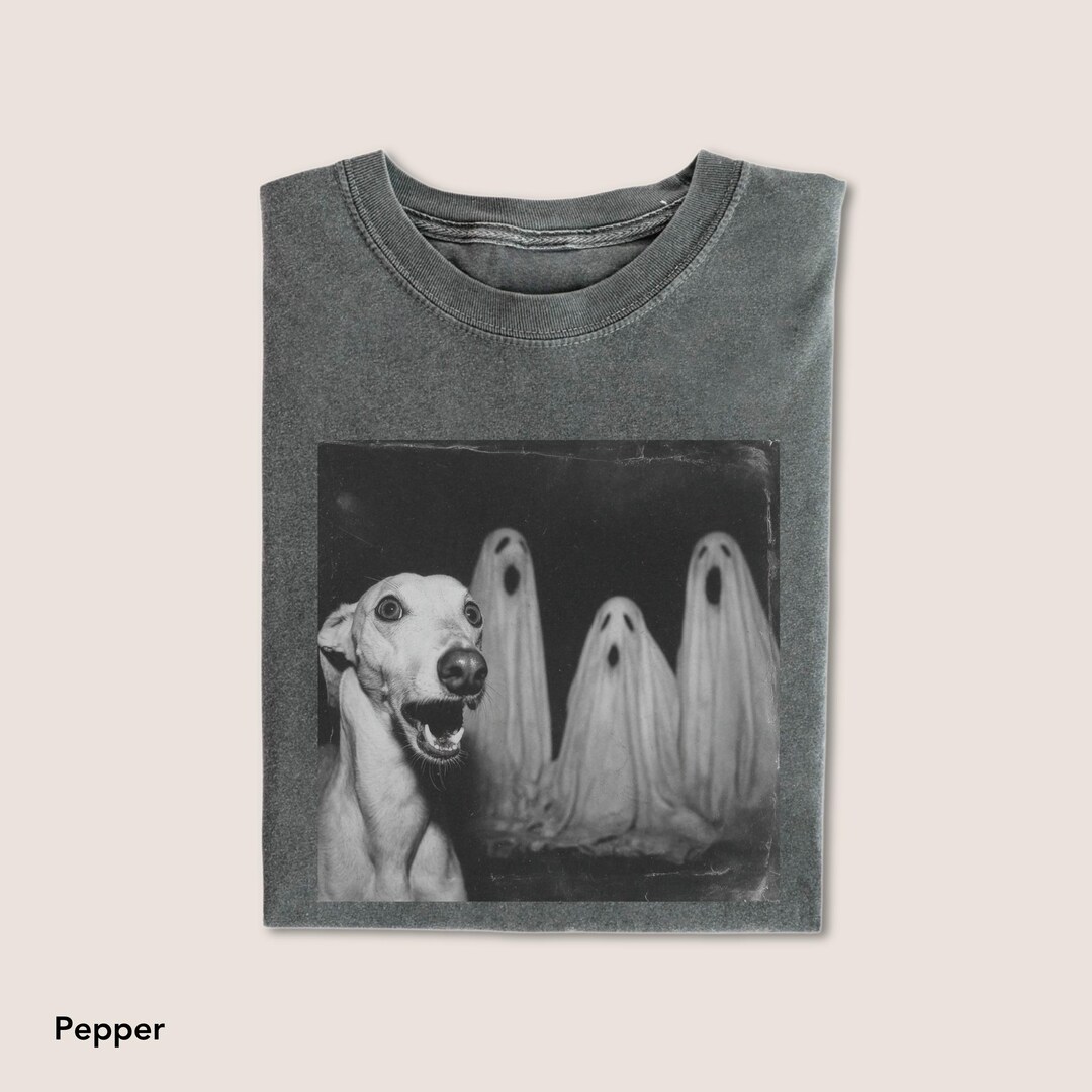 Whippet Ghost Shirt, Retro Halloween Shirts, Spooky Season, Whippet ...