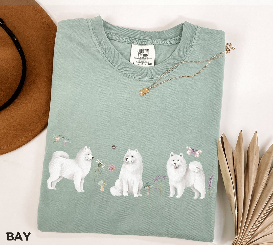 Samoyed Cottagecore Shirt, Samoyed, Samoyed Mom, Samoyed Gifts, Samoyed ...