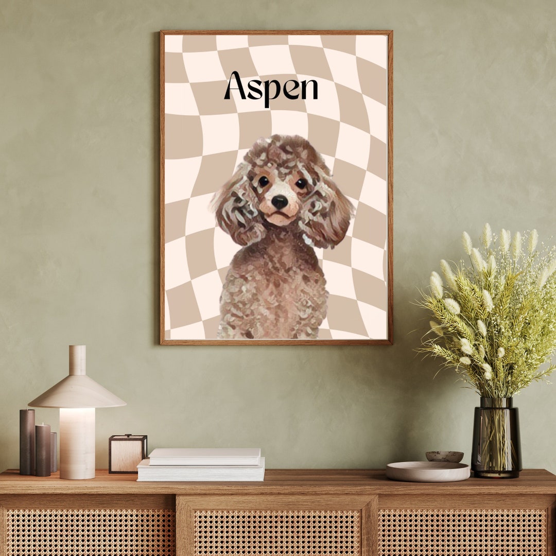 Custom Pet Portraits Using Pet Photo Personalized Digital Dog Portraits ...