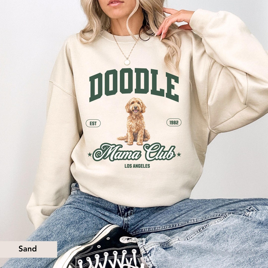 Custom Doodle Mama Club Sweatshirt, Goldendoodle Sweatshirt, Doodle Mom ...