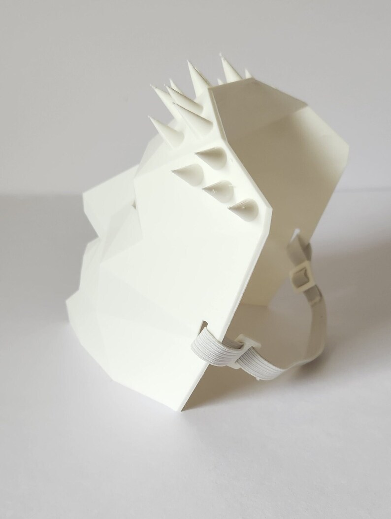 Halloween Jesus Crown of Thorns Mask Polygon Man 3D Printed - Etsy