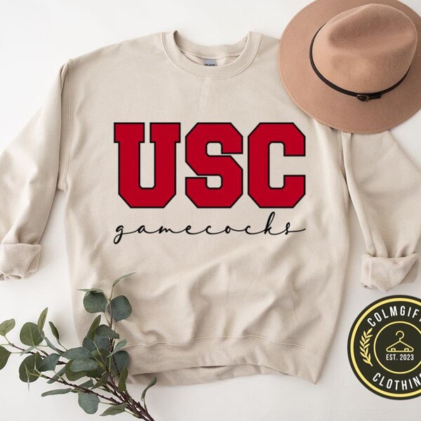 Usc Crewneck Sweatshirt - Etsy