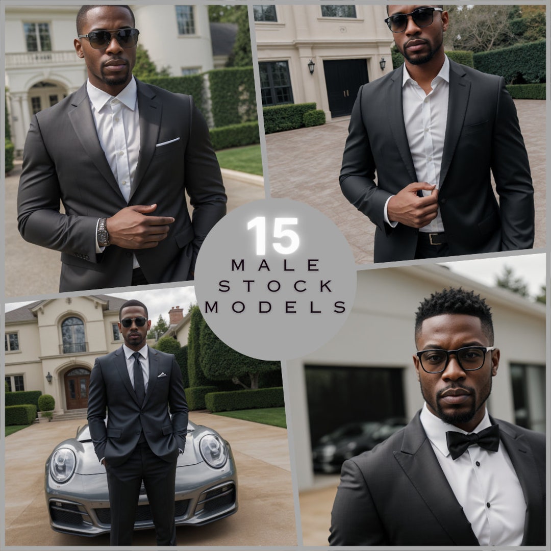 Modern AI Male Models Bundle Instant Digital Access - Etsy