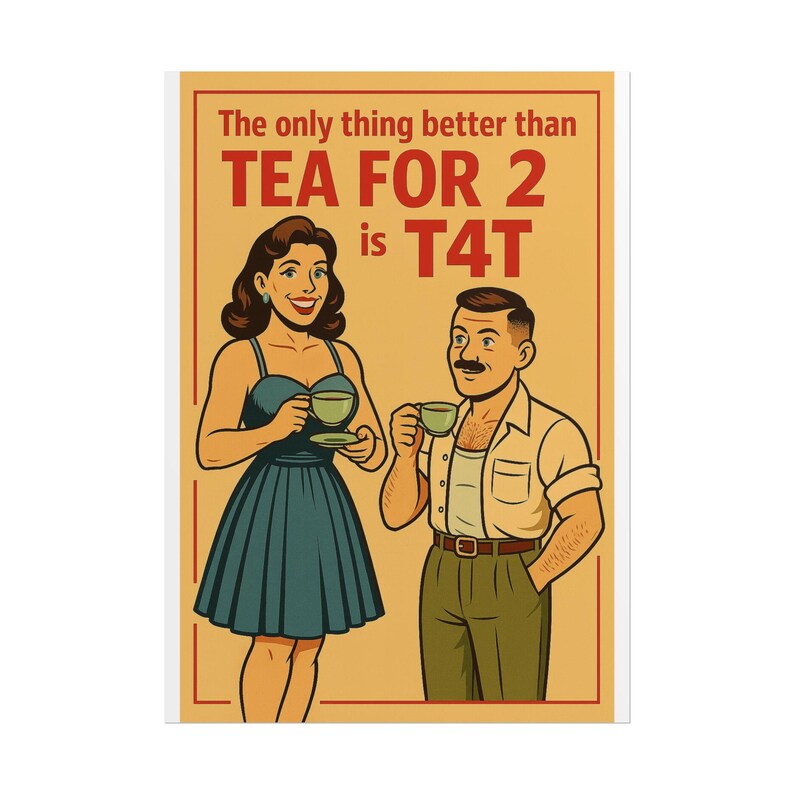 Charming Vintage Tea Posters, Retro Wall Art, Home Decor, Gift for Tea ...
