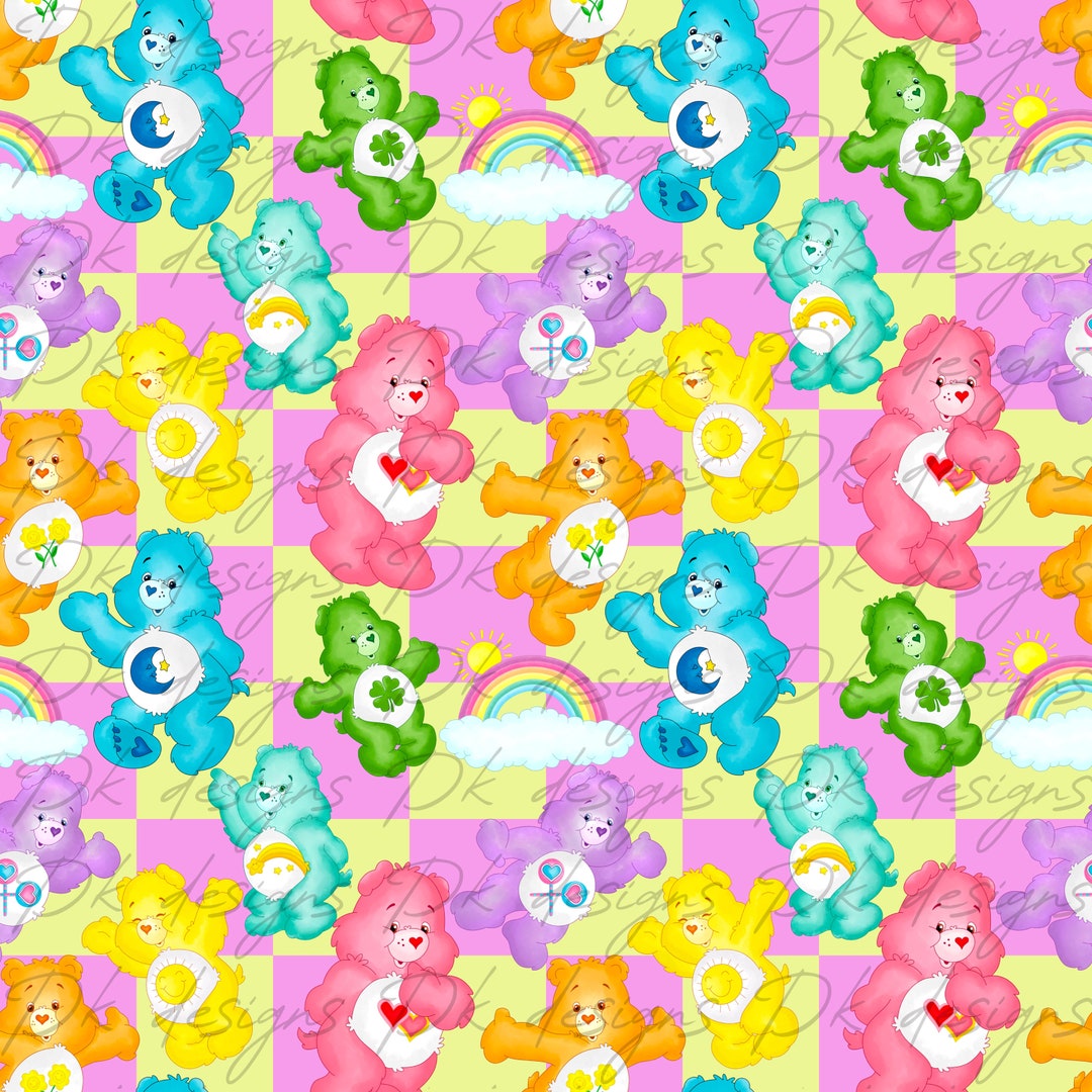 Care Bears Seamless File - Etsy
