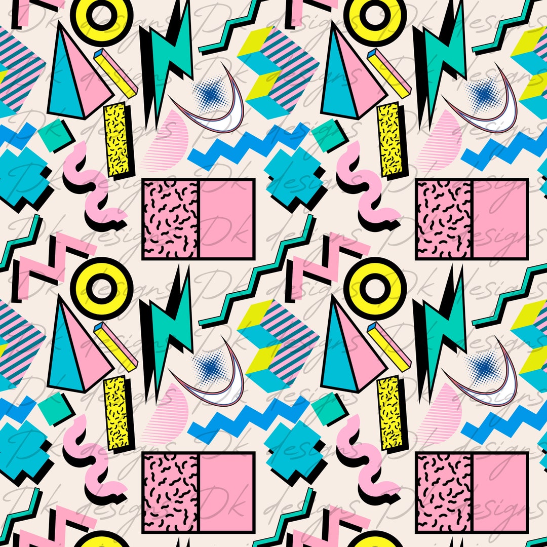 90’s Throwback Designs Seamless File - Etsy