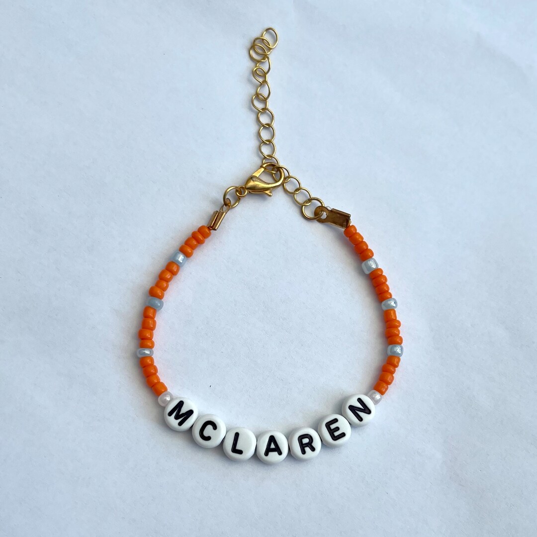 Mclaren Formula 1 Beaded Fan Bracelet - Etsy