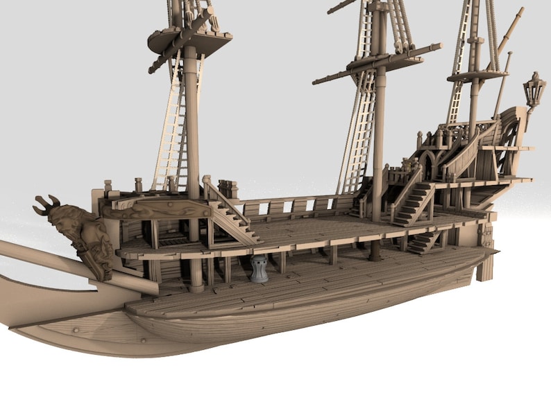 3D Model Ship 3D STL File 3D STL Model 3D Printer Model 3D Digital Printing STL File for 3D ...