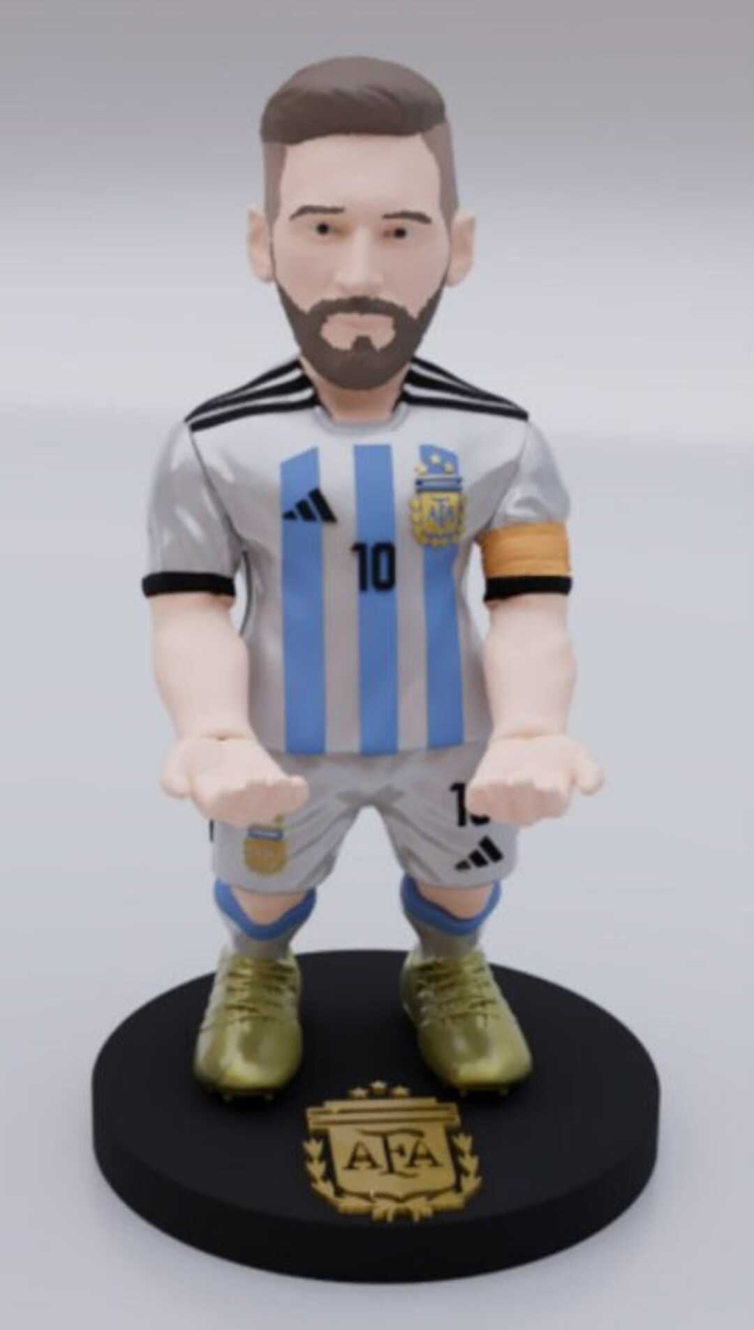 3D Messi STL Figure 3D Stl File 3D STL Model 3D Printer Model 3D ...