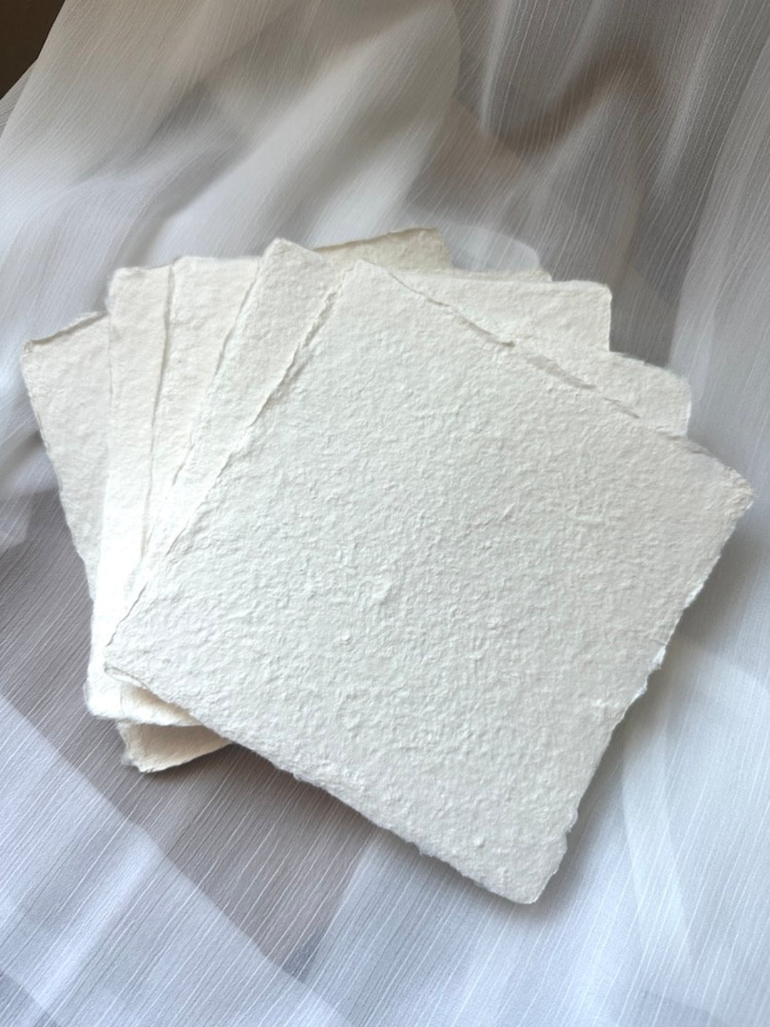 Handmade Abaca Paper - Handmade With a Deckle Edge for Save the Dates ...