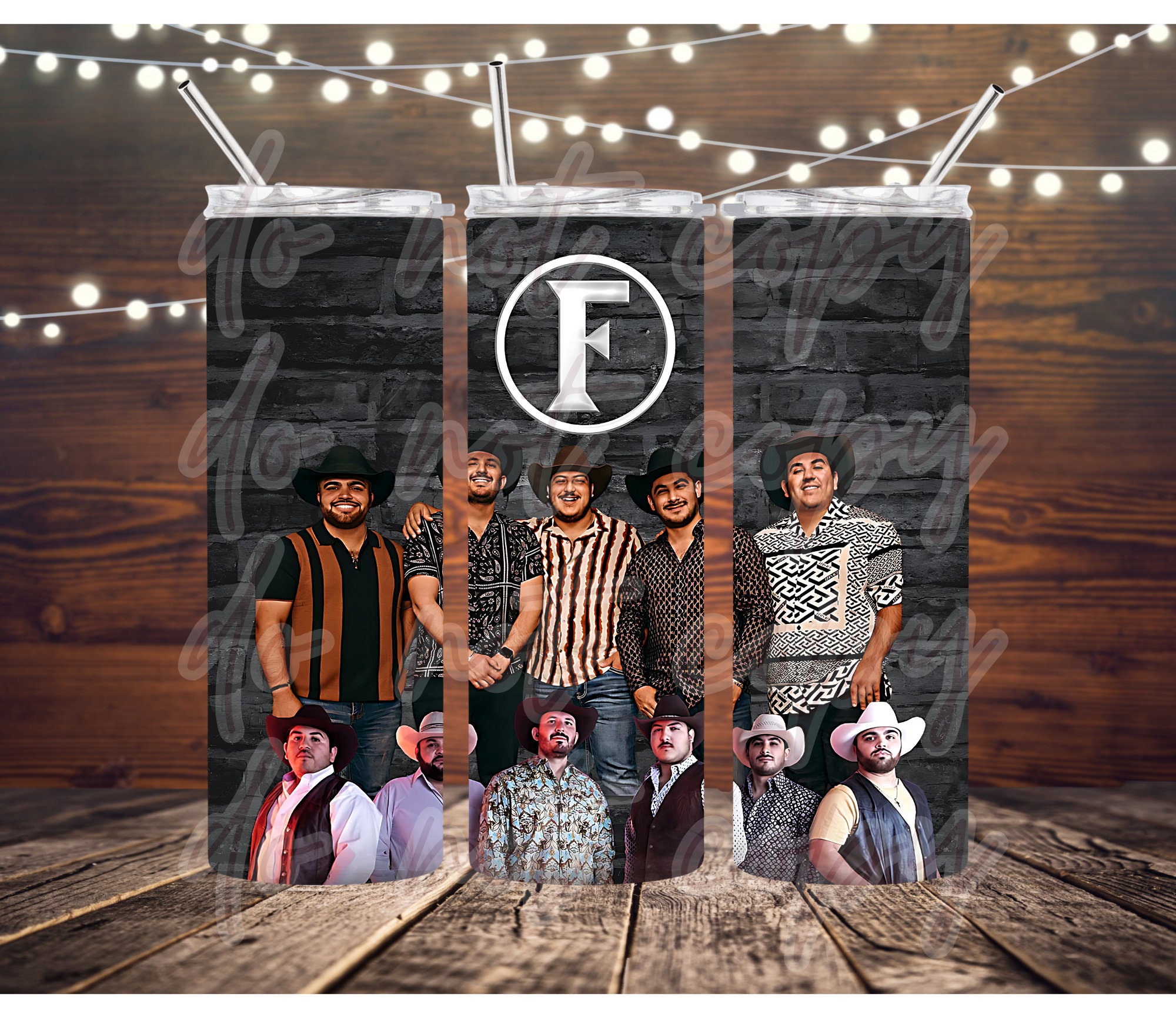 GRUPO FRONTERA, Digital, 20oz Tumbler Wrap.png, Sublimation - Etsy