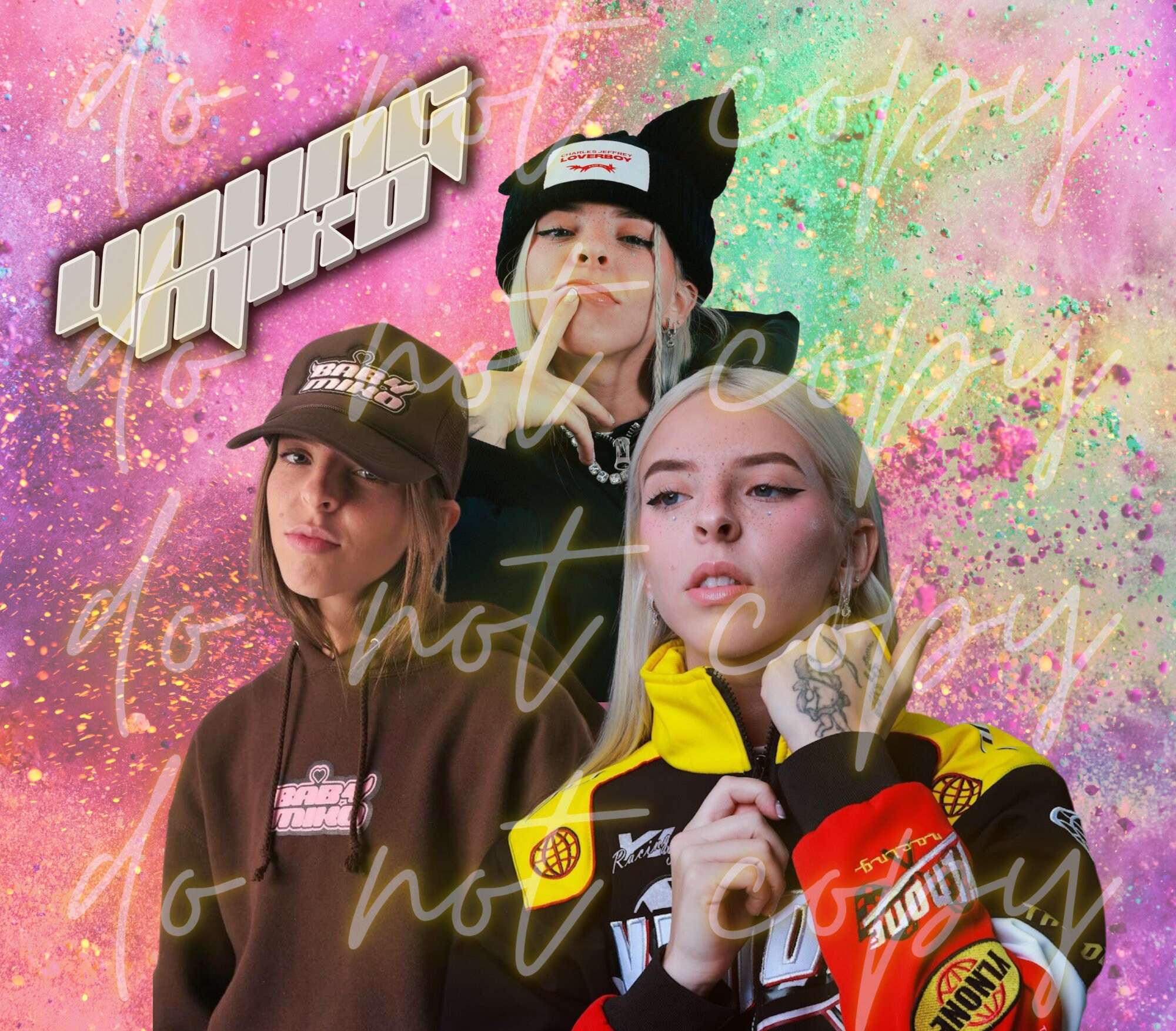 Young Miko, Baby Miko, DIGITAL, 20 Oz Straight Sublimation Tumbler Wrap ...