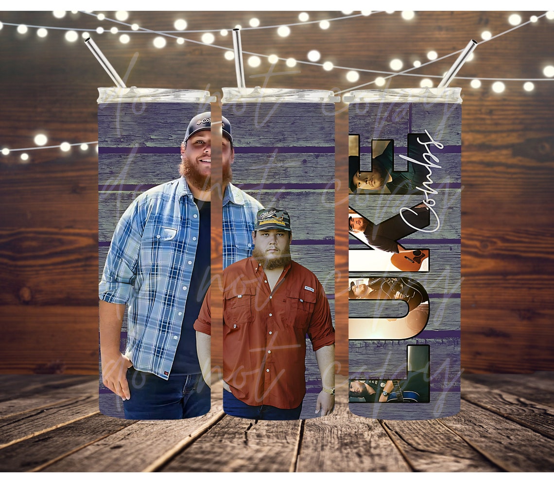 Luke, Combs, 20oz Straight Sublimation Tumbler Wrap, Digital Download ...