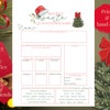 Secret Santa Questionnaire, Christmas Gift Exchange Form, Office ...