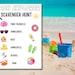 Printable BEACH Scavenger Hunt | Outdoor Scavenger Hunt Game | Editable ...