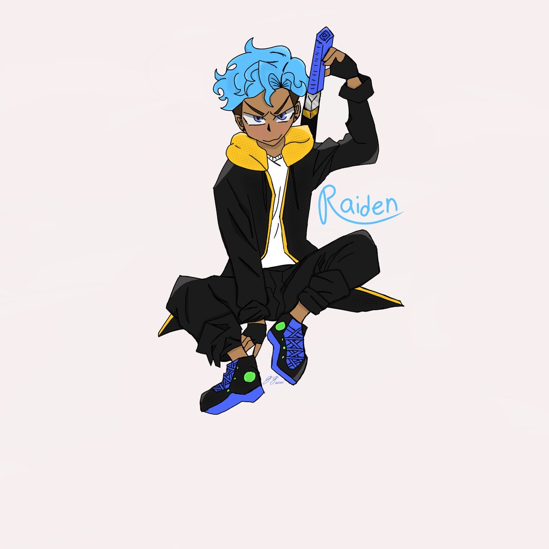 My OC Raiden - Etsy