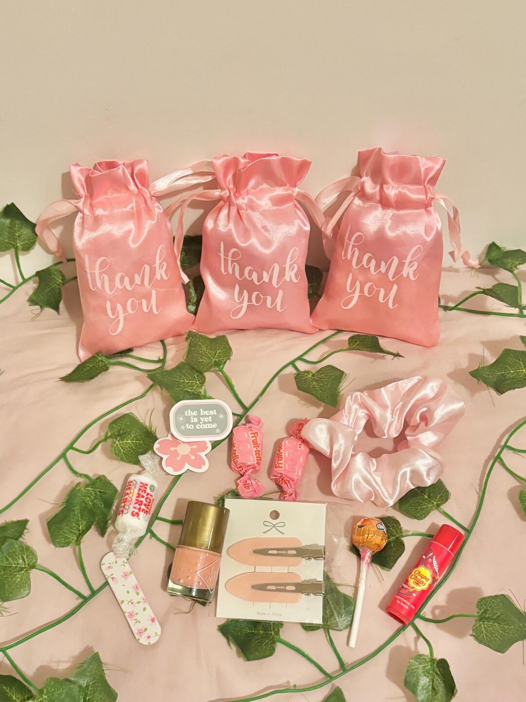 Girls Pamper Party Favours | Cute Birthday Treat Bags | Spa Goody Bags ...
