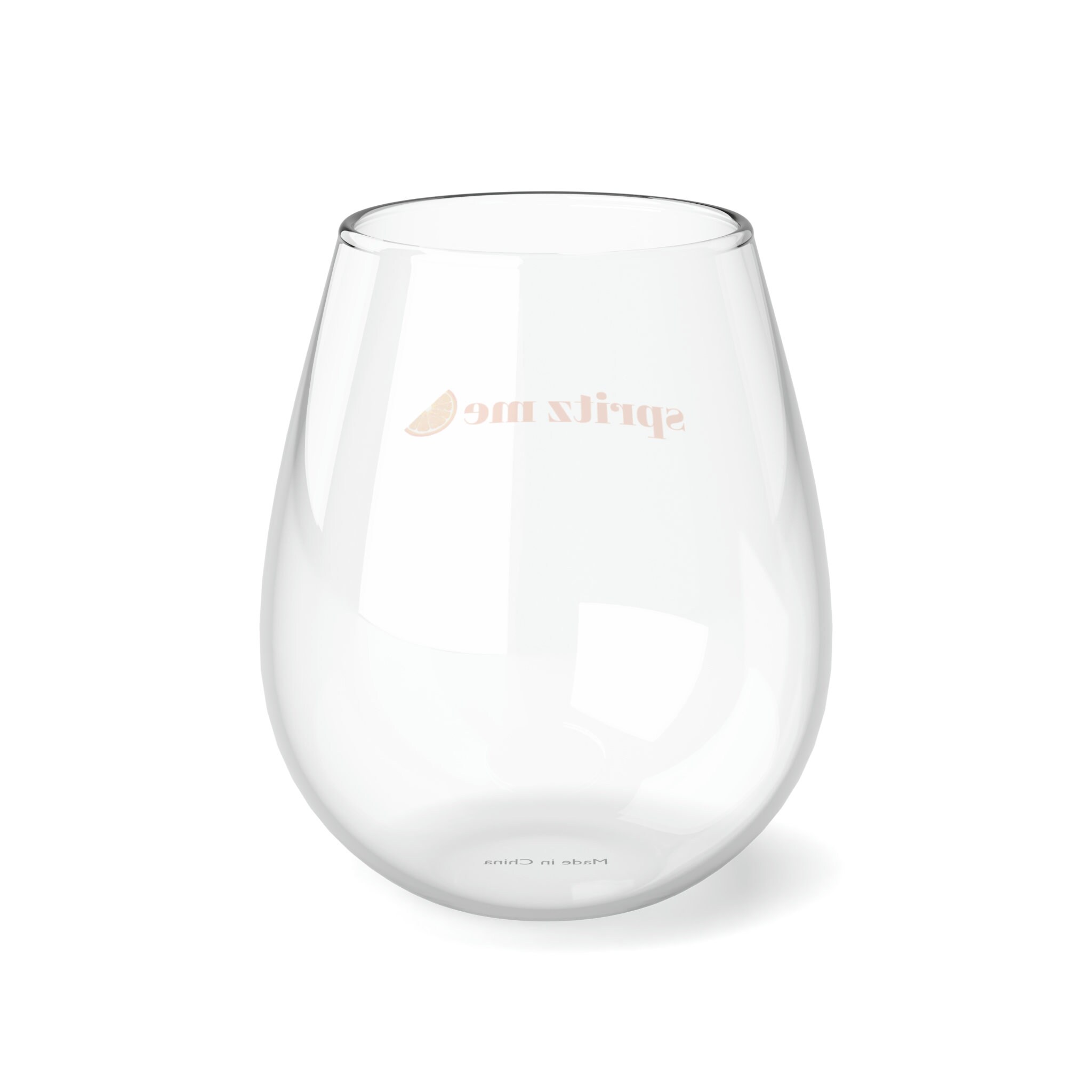 Spritz Me Stemless Wine Glass, 11.75oz - Etsy