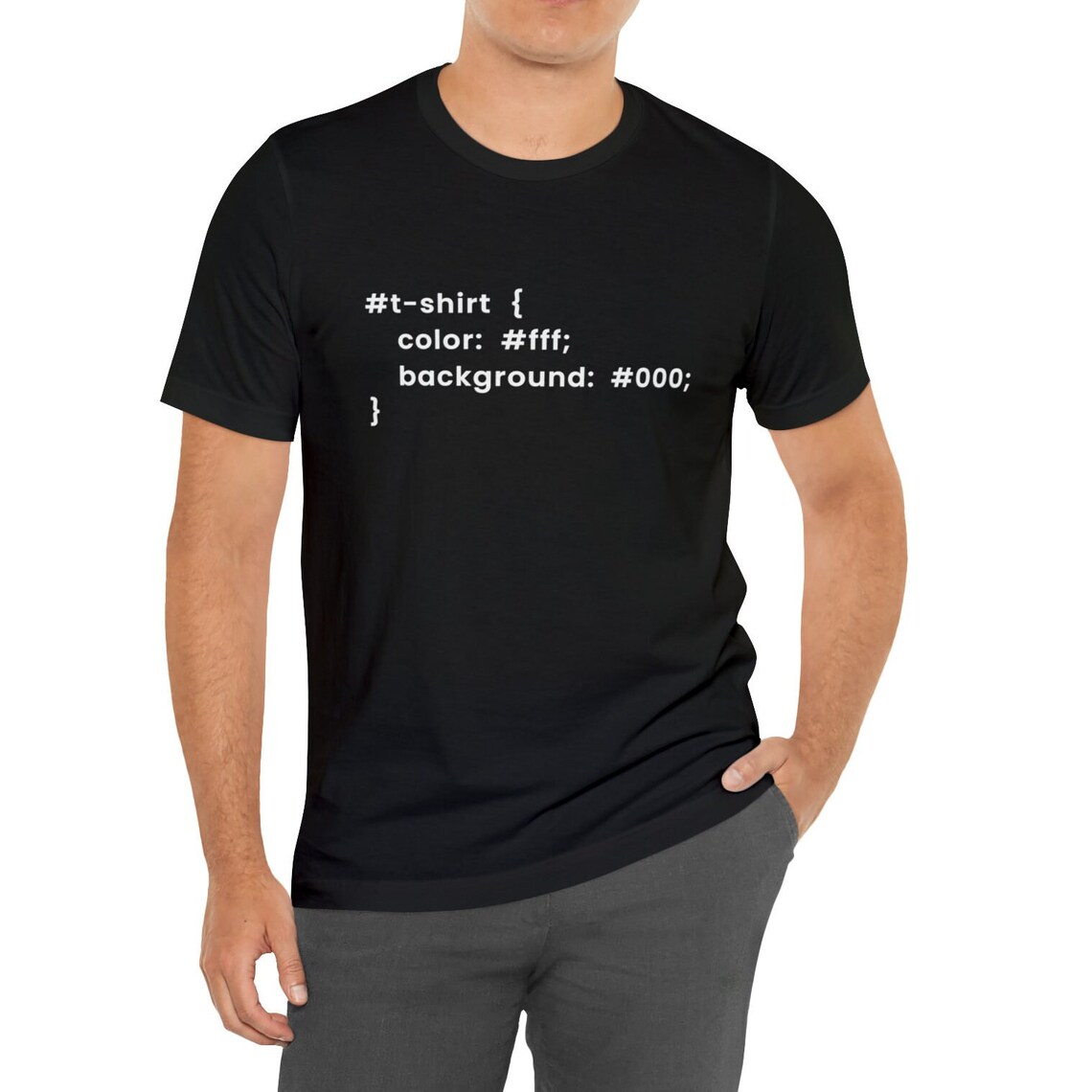 Unisex T-shirt With CSS Code, Funny Programming T-shirt, Software ...