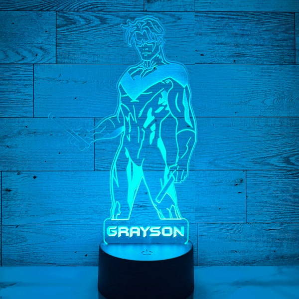 Superhero Nightlight - Etsy