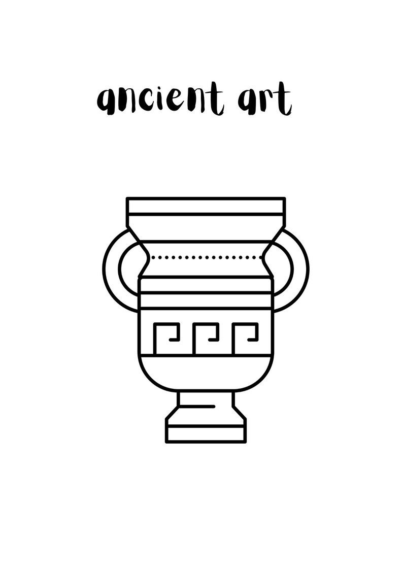 Coloring Greece - a Coloring Book for Little Greeks! - Etsy