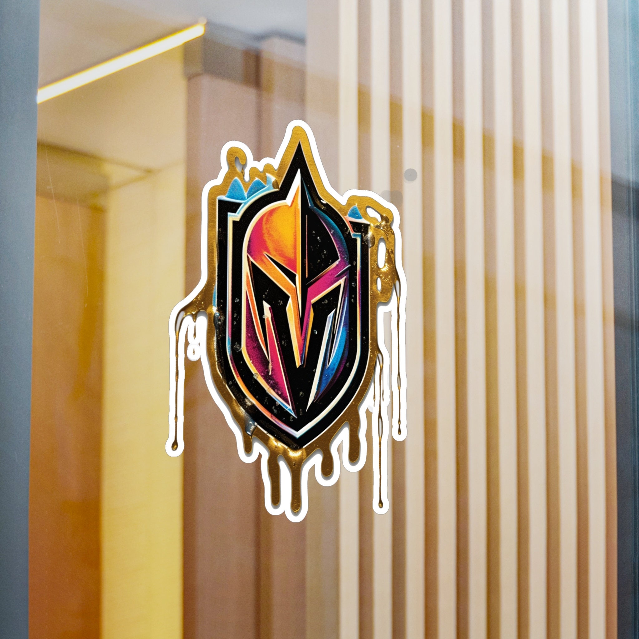 Vegas Golden Knights VGK Full Drip Vinyl Decal - Etsy