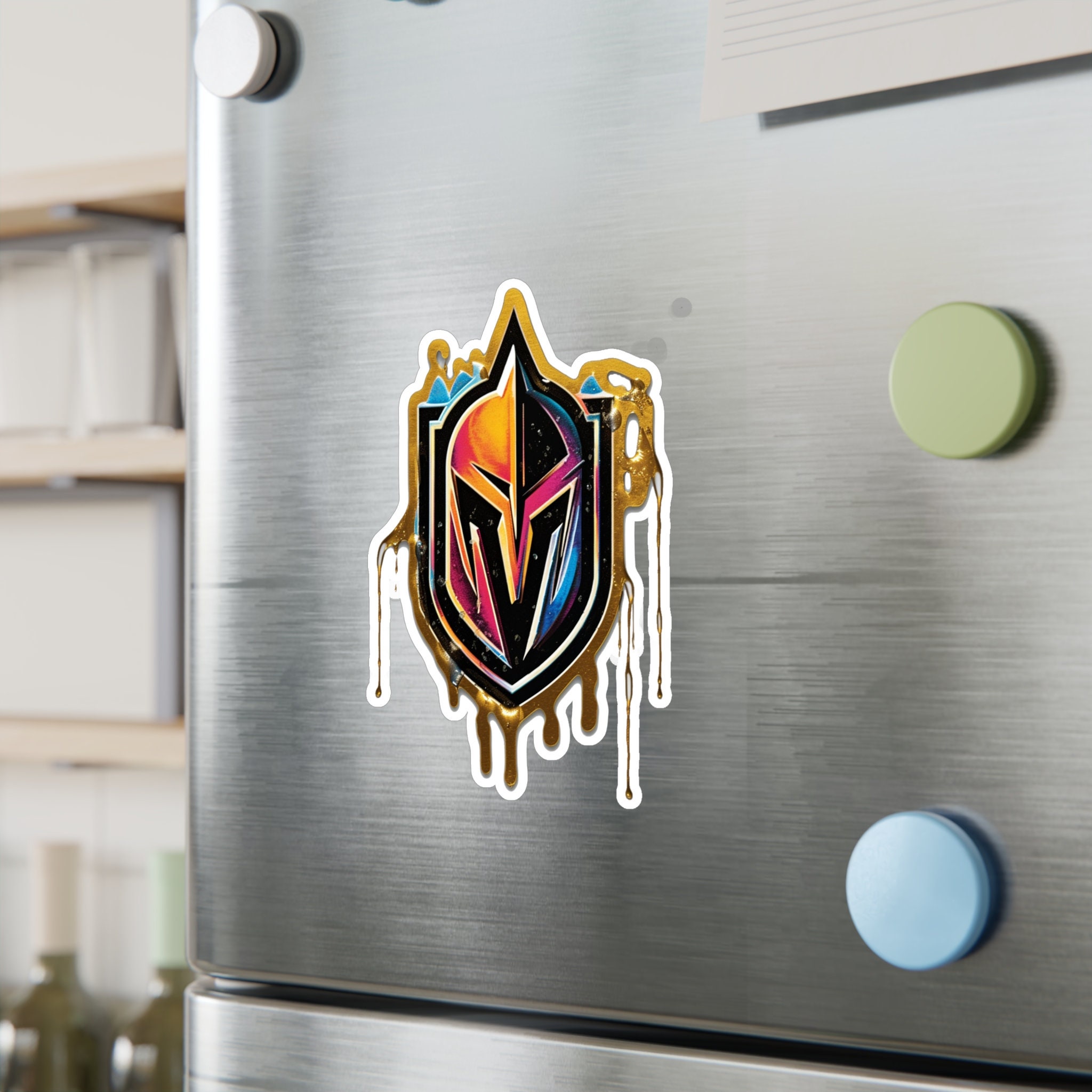 Vegas Golden Knights VGK Full Drip Vinyl Decal - Etsy