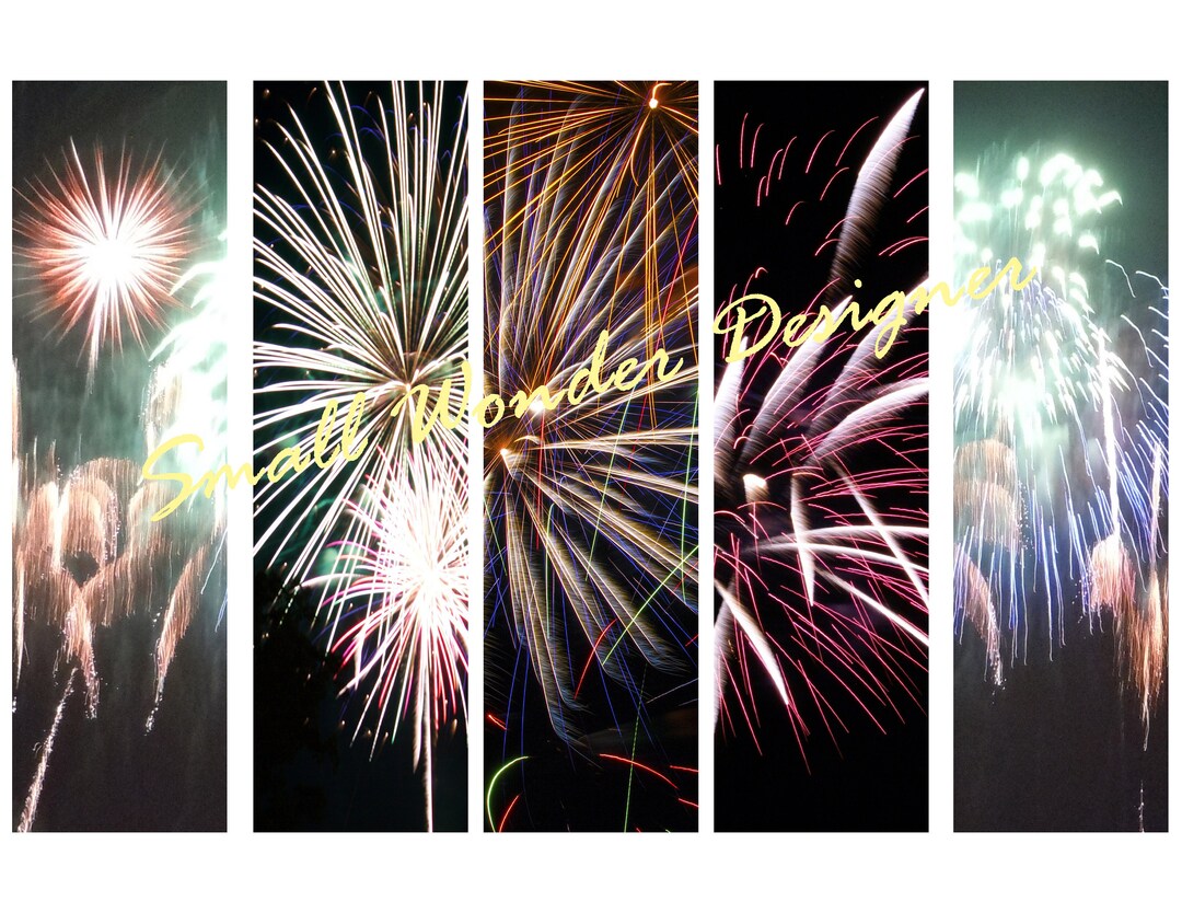 Firework Bookmarks - Etsy