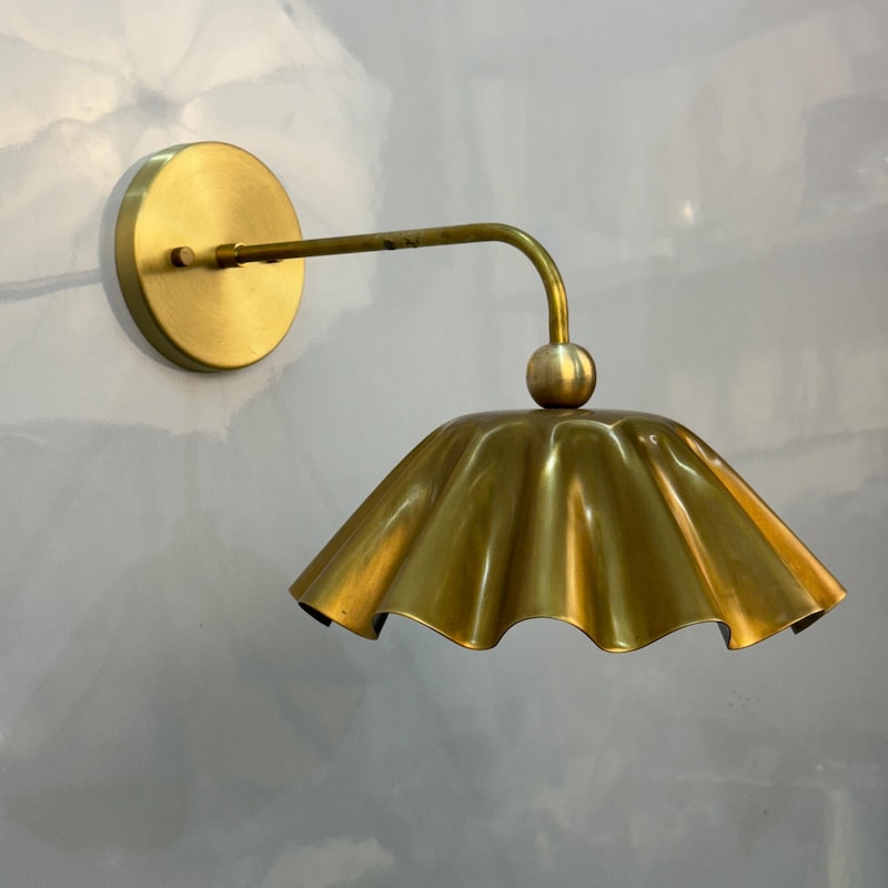 Scalloped Sconce - Etsy