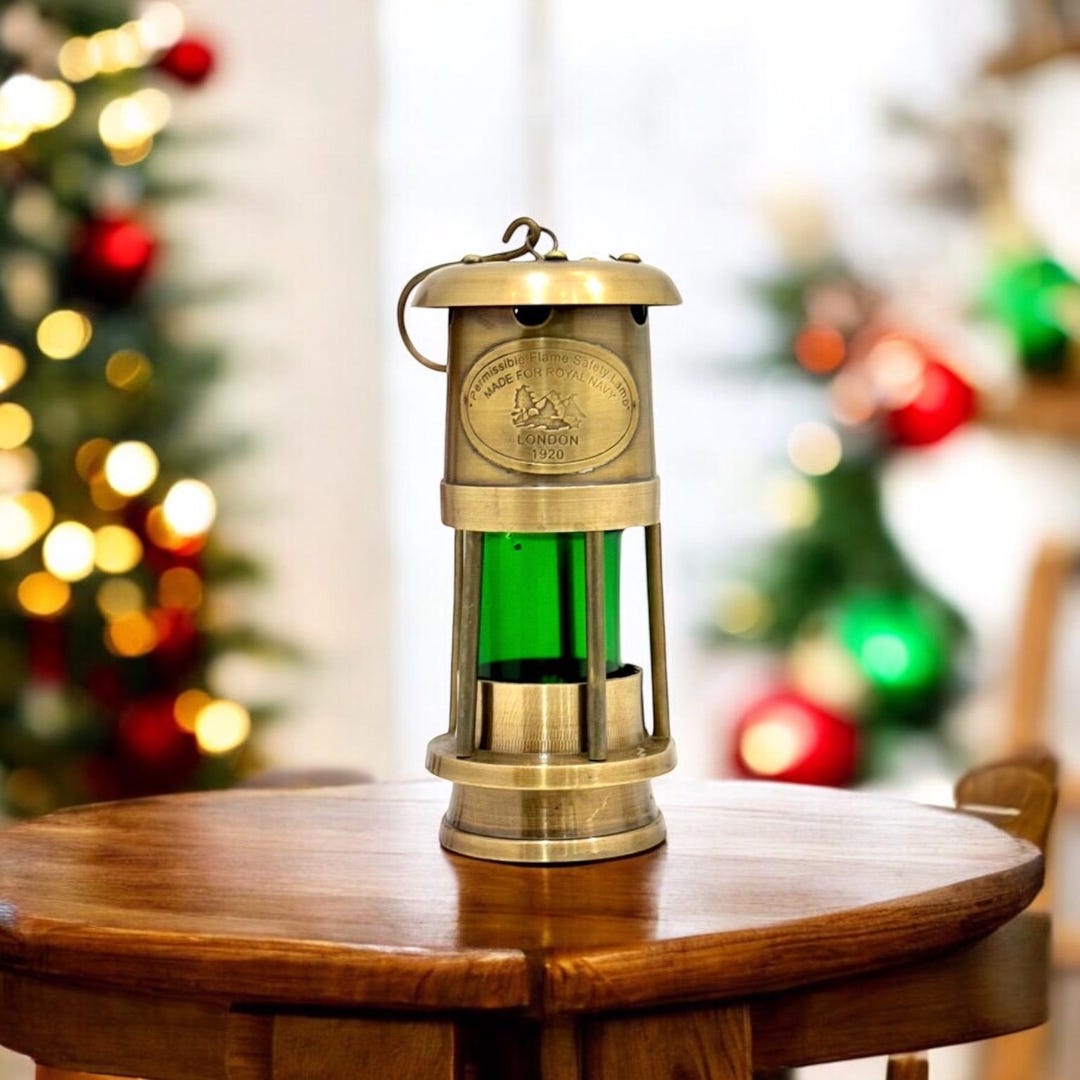 Handmade 6-inches Beautiful Solid Brass Minor Lamp Lantern Old-style ...