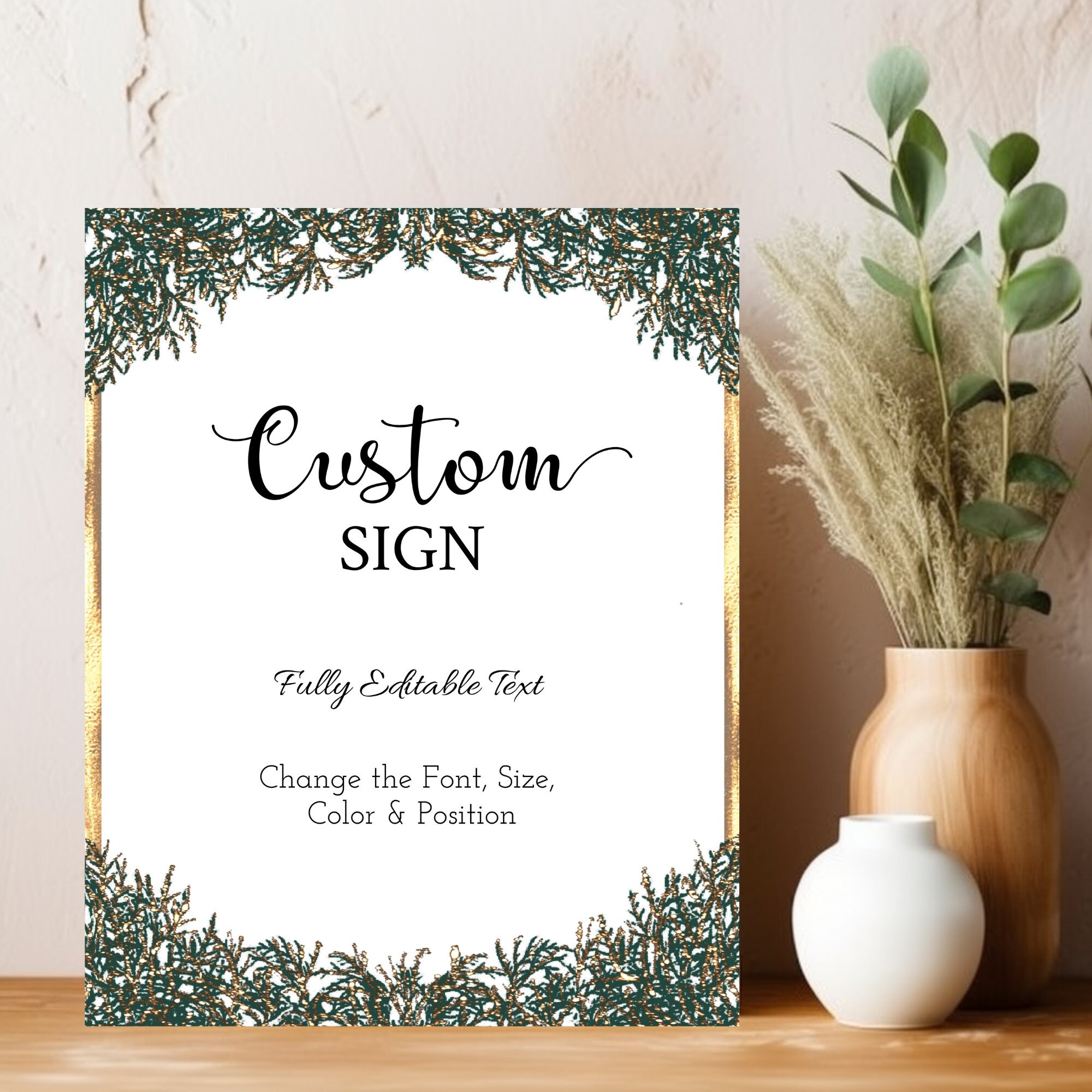 Editable Wedding Sign Template ,custom Welcome Sign Printable, Modern ...