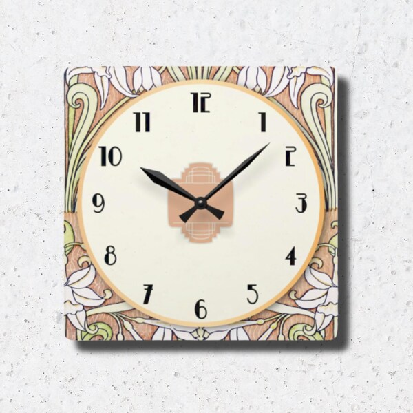 Square Wall Clock - Etsy