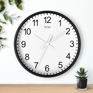 Simply Wall Clock, Small Wall Clock, Wall Clock Quiet - Etsy