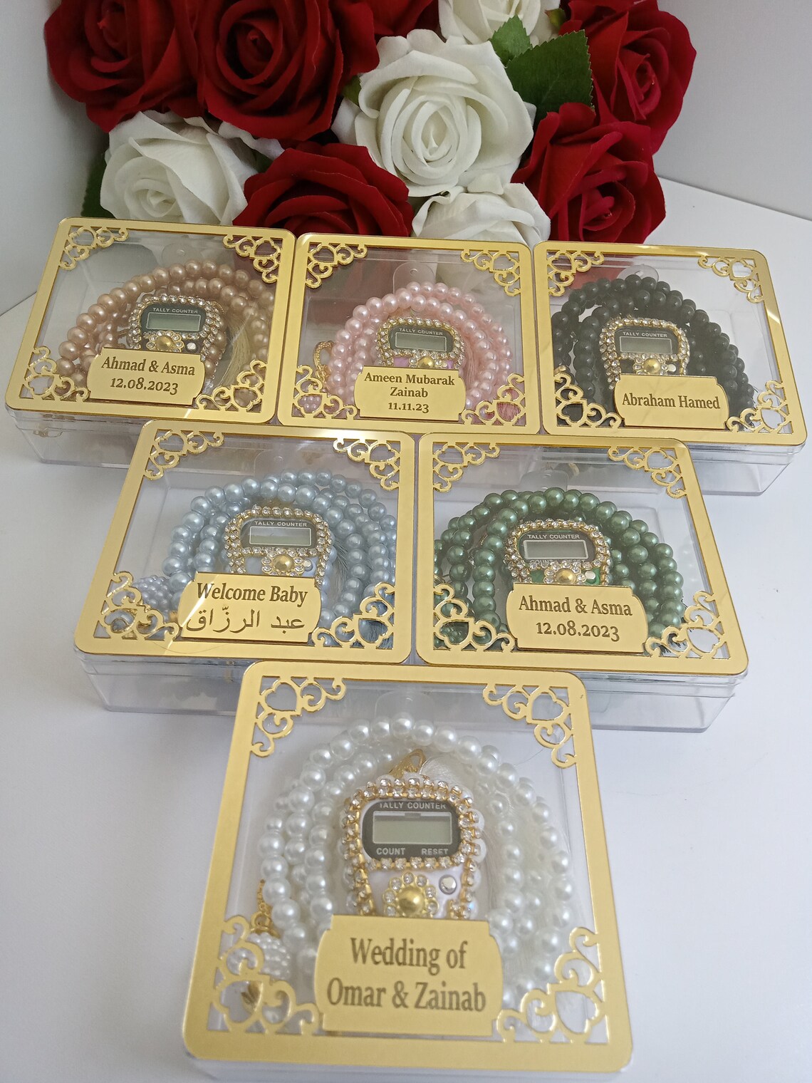 Prayer Beads Tasbeeh Masbaha Favors | Wedding Favors | Islamic Baby ...