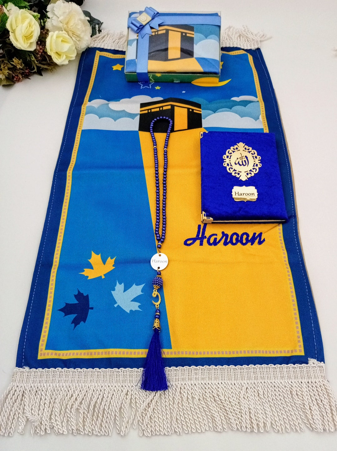 Luxury Kids Prayer Mat, Kids Kaaba Prayer Rug, Ramadan Eid, Kids Prayer ...