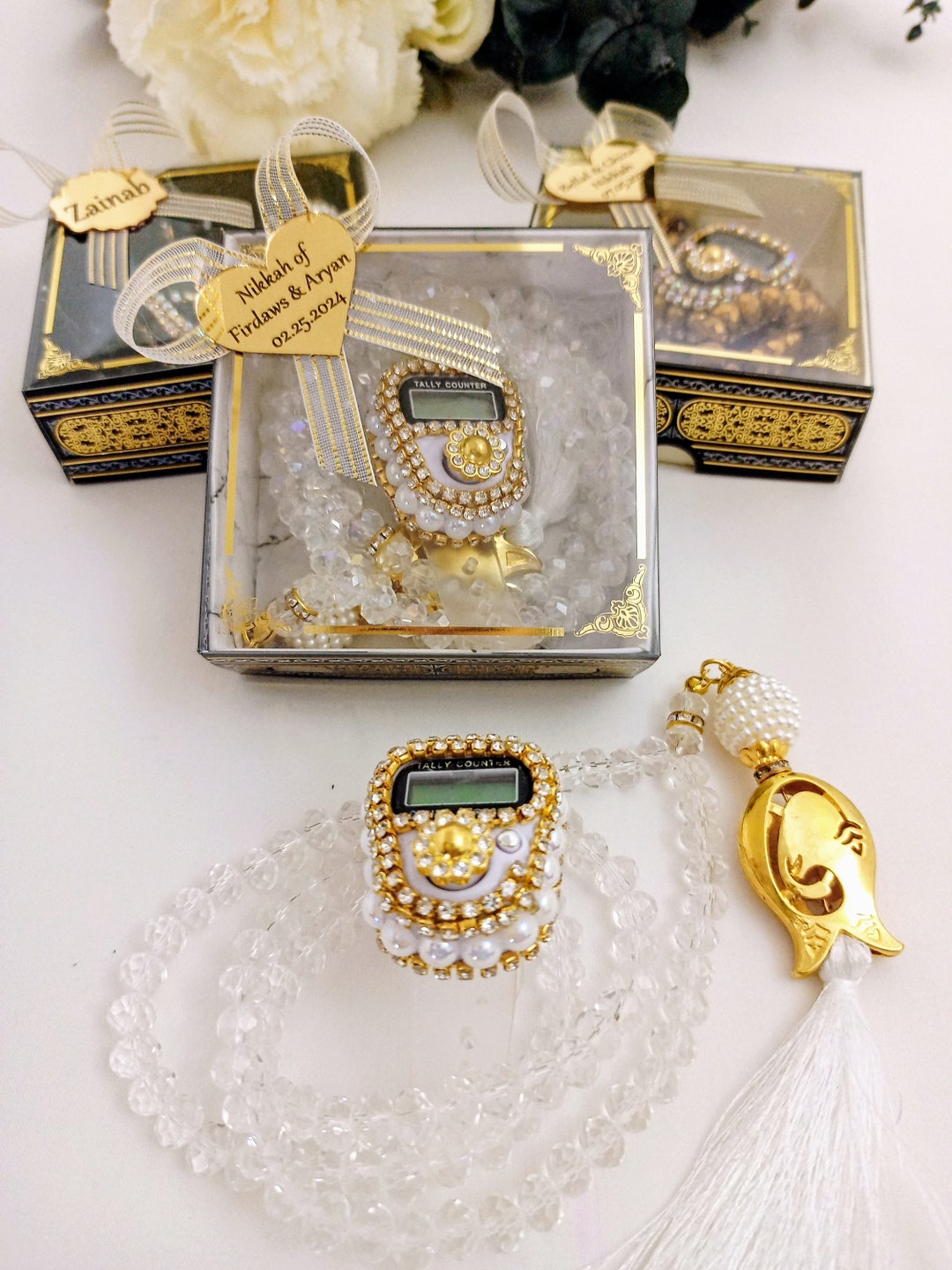 Ramadan Gift, Digital Tasbih, Prayer Beads Crystal, Finger Counter ...