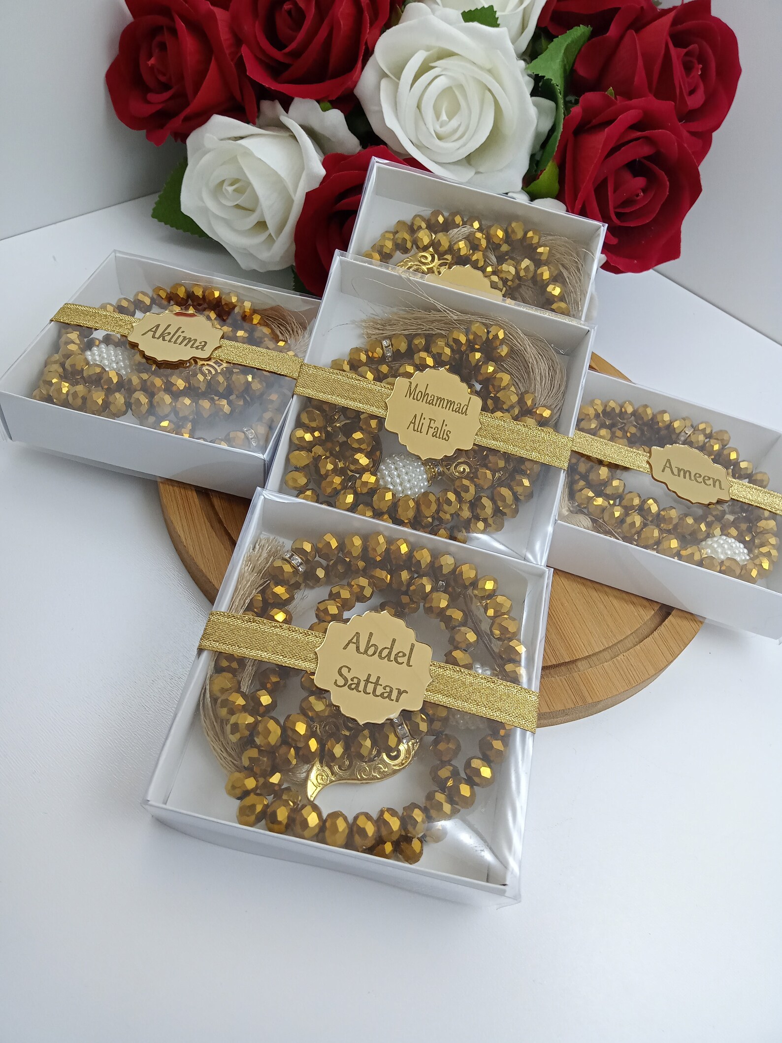 Crystal Tasbeeh Masbaha Favors | Wedding Favors | Islamic Baby Shower ...
