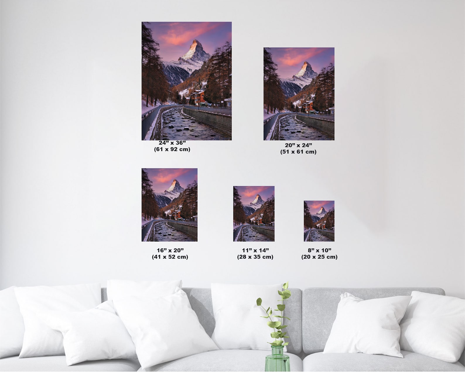 Matterhorn Zermatt Crown Jewel Switzerland Iconic Snow Capped Mountains ...