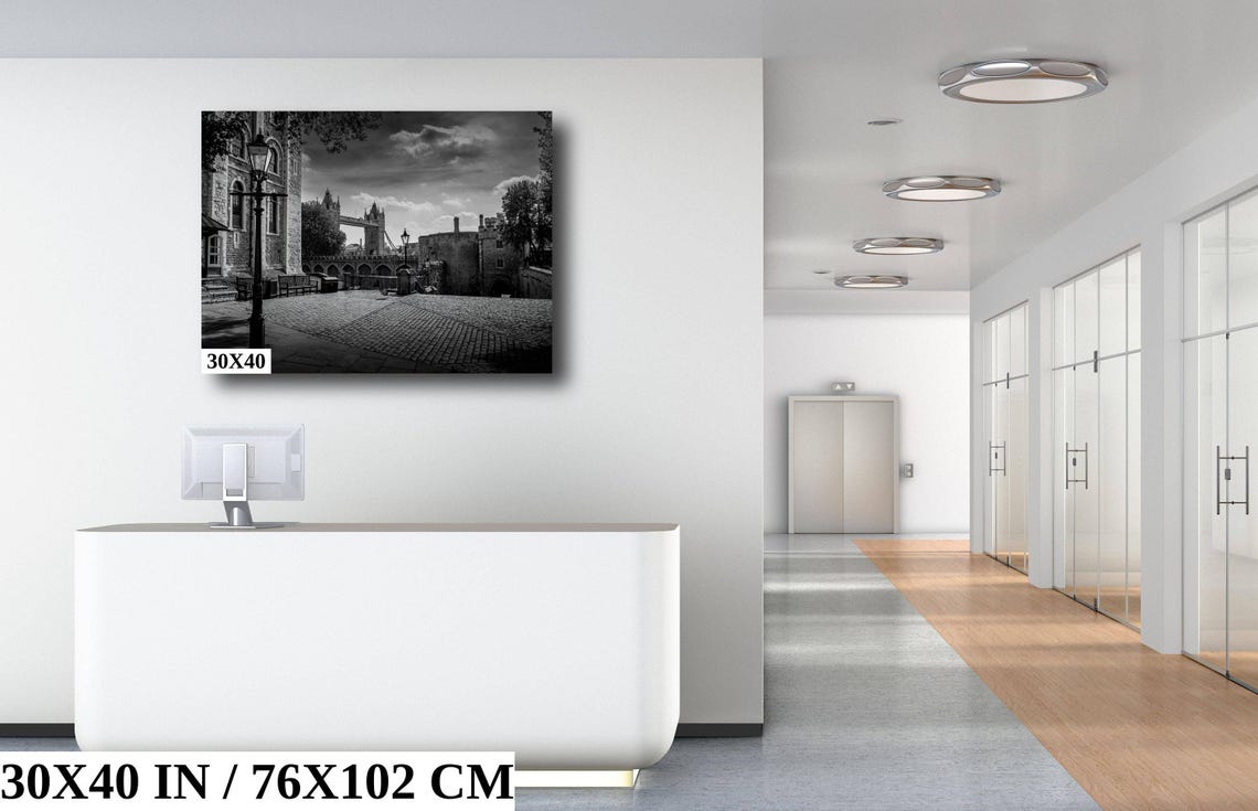 Tower Bridge From London Tower Canvas Print Wall Art Ideal for Home and ...