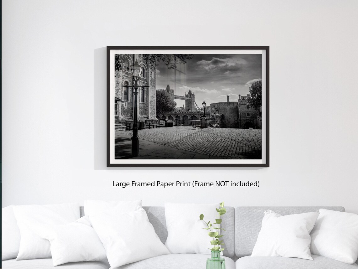 Tower Bridge From London Tower Canvas Print Wall Art Ideal for Home and ...
