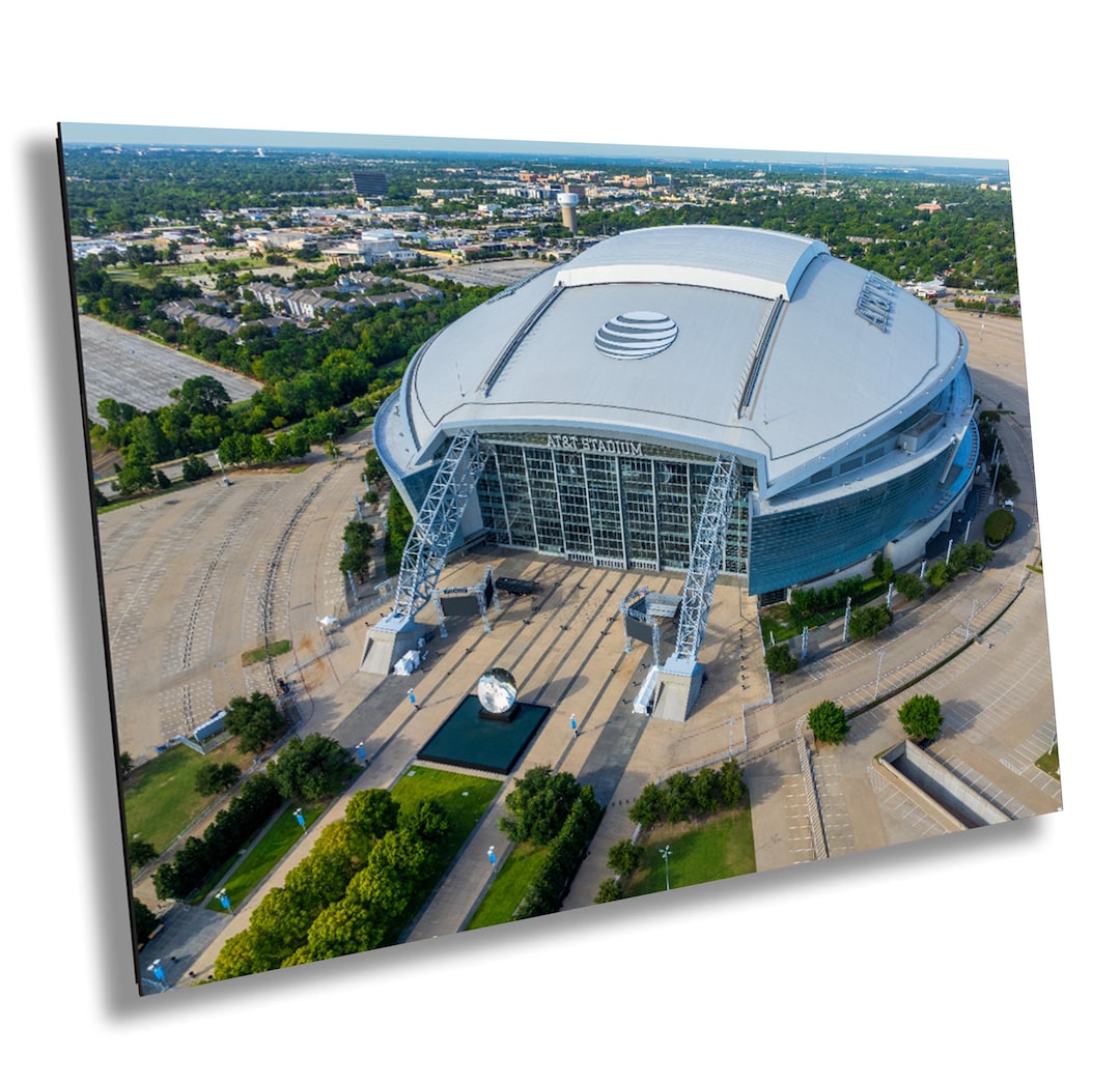 Dallas ATT Stadium Cowboy Football Wall Art Print | NFL Memorial ...