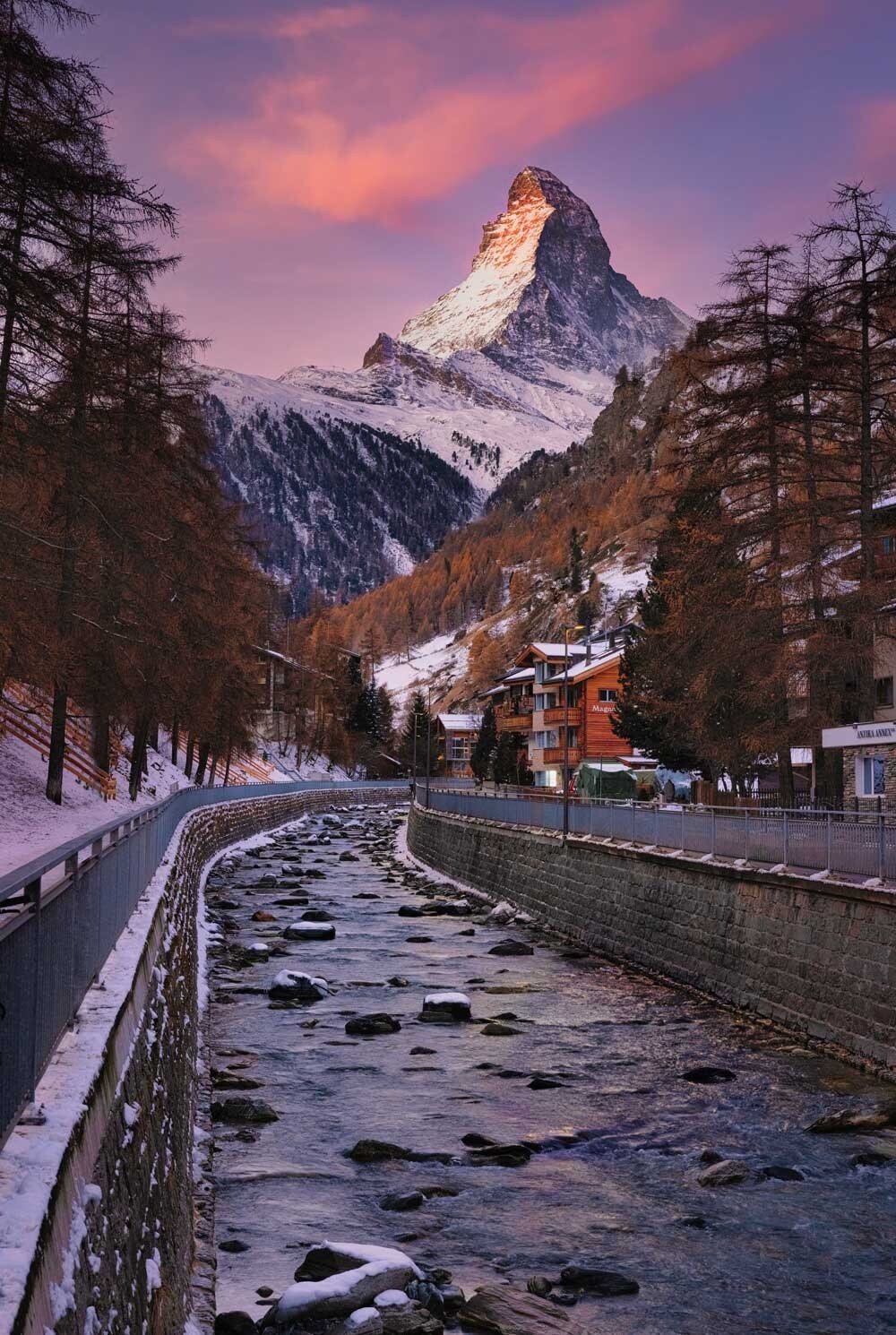 Matterhorn Zermatt Crown Jewel Switzerland Iconic Snow Capped Mountains ...