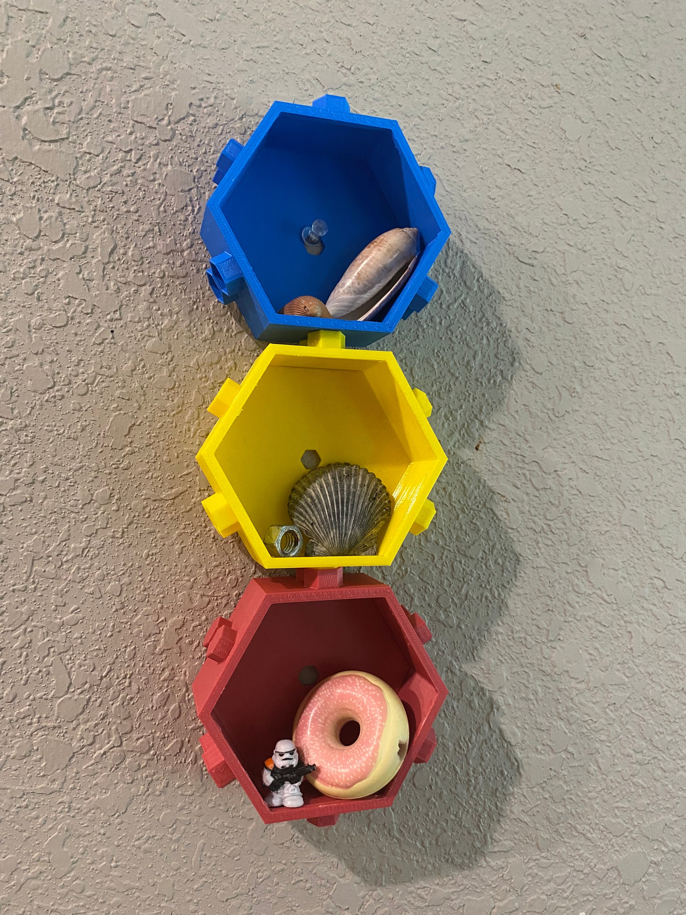 Modular 3D Printed Honeycomb Shelves STL 3D Print Ready - Etsy